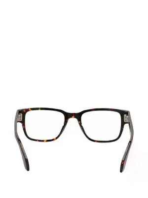 Off-White Tortoiseshell-effect Square-frame Glasses