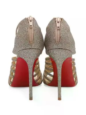 CHRISTIAN LOUBOUTIN Multibrida Glitter-detail Heeled Pumps