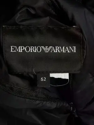Emporio Armani Logo Embroidered Reversible Puffer Jacket
