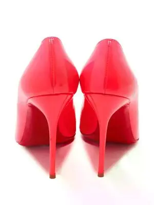 CHRISTIAN LOUBOUTIN Round Toe Patent Leather Stiletto Pumps