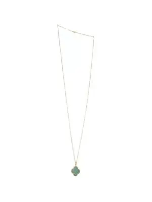 Van Cleef & Arpels Malachite Pendant Necklace