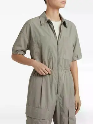 Brunello Cucinelli Zip-up Cargo Jumpsuit