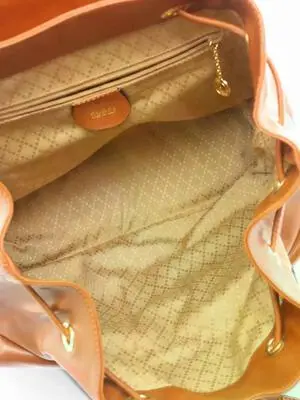 Gucci Bamboo Leather Backpack