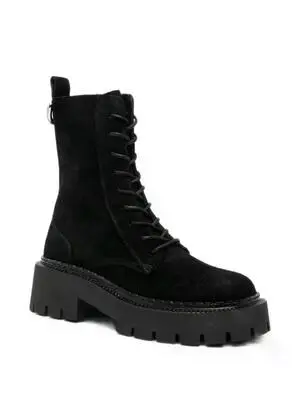 VIC MATIE Lace-up Suede Boots