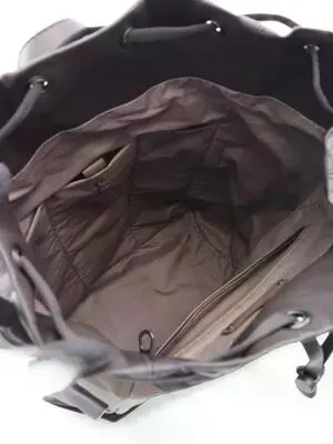 Bottega Veneta 2010s Intrecciato Striped Backpack