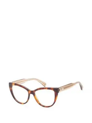 Longchamp Tortoiseshell-effect Cat-eye Eyeglasses - Brown