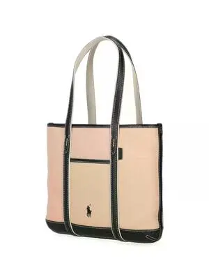 Polo Ralph Lauren Embroidered Logo Tote Bag - Neutrals