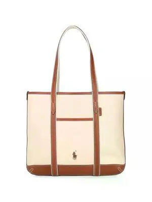 Polo Ralph Lauren Leather Trim Tote Bag