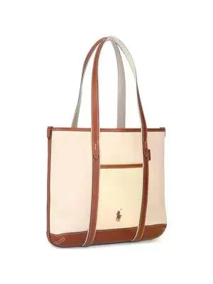 Polo Ralph Lauren Leather Trim Tote Bag