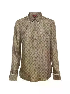 Gucci Monogram Silk Shirt