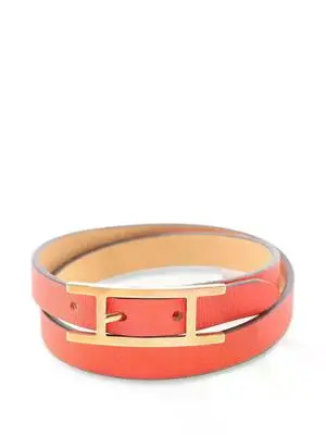 Hermès Double Tour Bracelet - Red