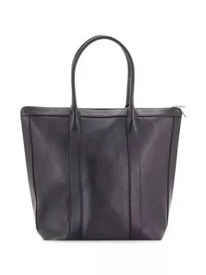 Balenciaga Laundry Cabas Zip Leather Large Tote Bag
