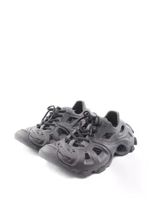 Balenciaga Rubber Cut-out Detail Sneakers - Black