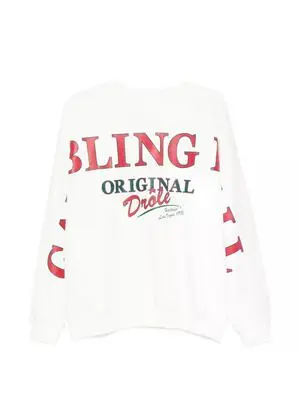 Drole De Monsieur Logo Print Sweatshirt