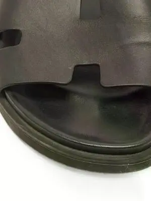 Hermès Genius Leather Flat Sandals