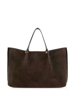 Valentino Garavani Large Shopping Bag In Soft Suede