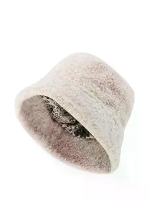 BIGARDINI London Shearling-effect Bucket Hat - Neutrals
