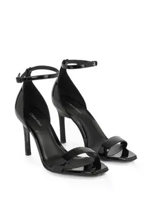 Calvin Klein Patent-leather Stiletto Sandals