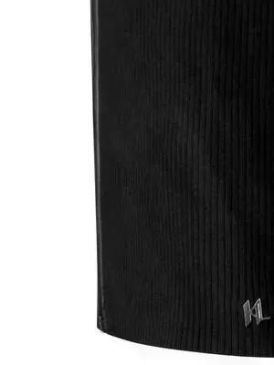 Karl Lagerfeld Ribbed-knit Zip-up Cardigan