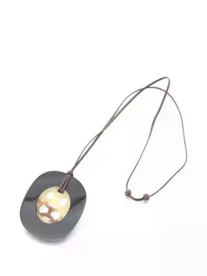 Hermès 2010s Lift Gm Necklace - Black
