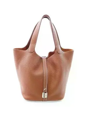 HERMÈS 2023 Mm Picotin Lock Padlock-detail Tote Bag