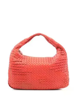 Bottega Veneta 2000-2015 Medium Nappa Intrecciato Ruffle Veneta Hobo Bag