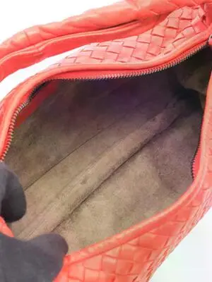 Bottega Veneta 2000-2015 Medium Nappa Intrecciato Ruffle Veneta Hobo Bag