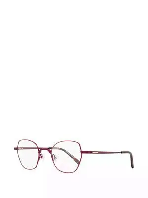 MOREL Koali Geometric-frame Glasses - Red