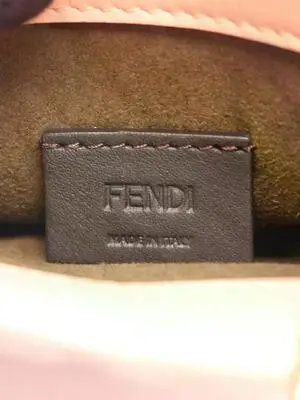 Fendi Mini Zucca Embossed Leather Tote Satchel
