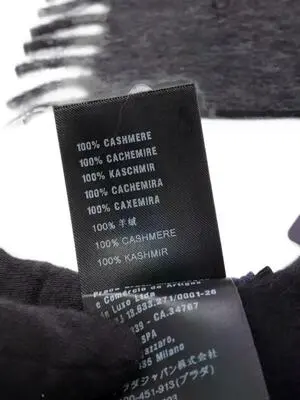 Prada 2010s Embroidered-logo Scarf