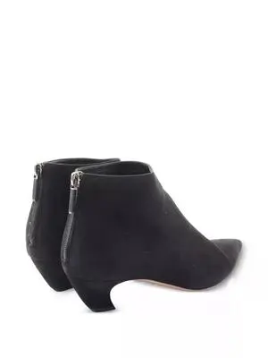 Dior 2000s Pointed-toe Ankle Boots - Black