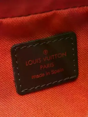 LOUIS VUITTON Geronimos Damier Ebene Slingback