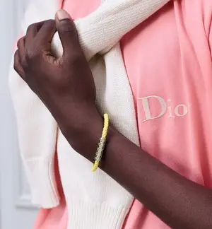 Dior Cannage Woven Leather Bracelet
