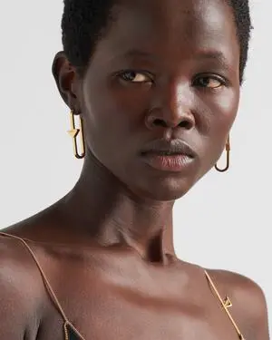 Prada Metal Earrings