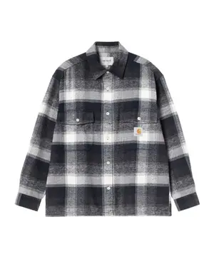 Carhartt Work In Progress Check Pocket Shirt - Deep Navy