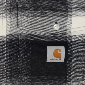 Carhartt Work In Progress Check Pocket Shirt - Deep Navy