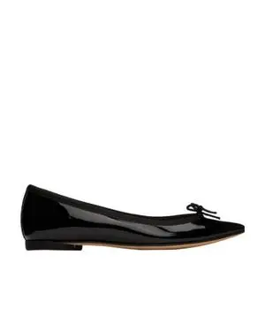 Repetto Logo Ballet Flats - Black