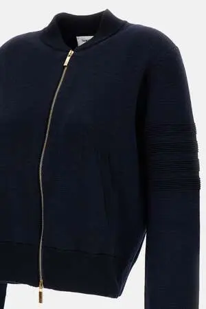 Thom Browne Bomber 4-bar In Maglia Milano E Ottoman