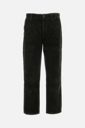 LES DEUX Pantaloni Tapered In Velluto A Coste - Verde
