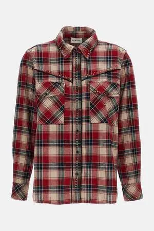 PAROSH Camicia Western Con Borchie - Multicolore