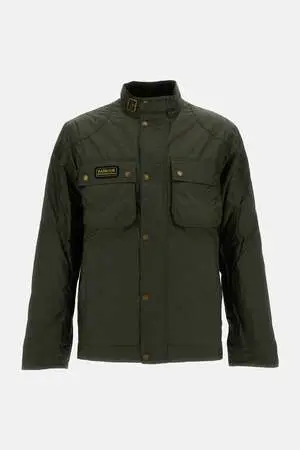 BARBOUR INTERNATIONAL Giacca In Cotone Cerato Winter Merton - Verde