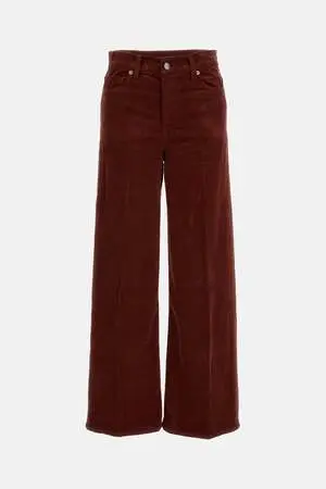 FRAME Le Slim Palazzo Pantaloni In Velluto A Coste - Rosso