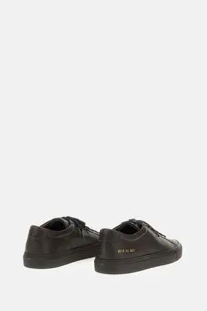 COMMON PROJECTS Achille Premium Leather Lace-up Sneakers - Brown