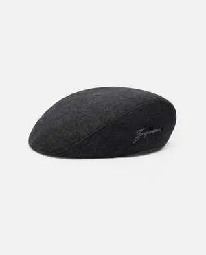 Jacquemus Le Beret Valerie Flat Cap - Grey
