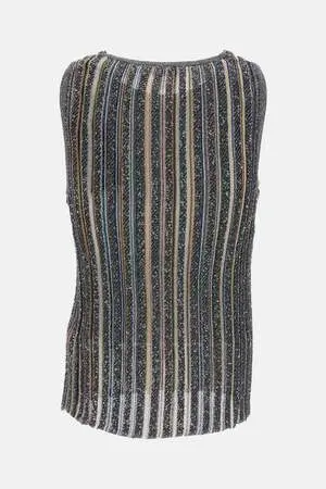 Missoni Top A Costine Con Paillettes
