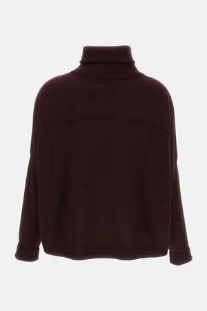 Dusan Maglia Oversize A Collo Alto In Lana E Cashmere