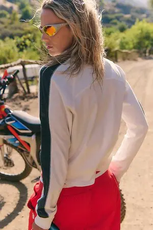 Free People Bring It On Logo Layer - Ivory Combo
