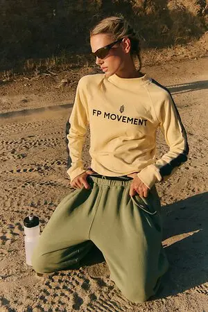 Free People Bring It On Logo Layer Yellow Combo