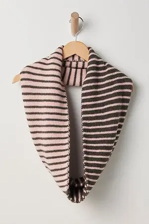 Free People Striped Infinity Snood - Tan Stripes
