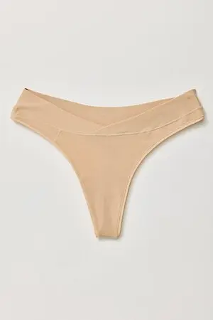 UNDERDAYS Underdays The Everyday Thong Sand